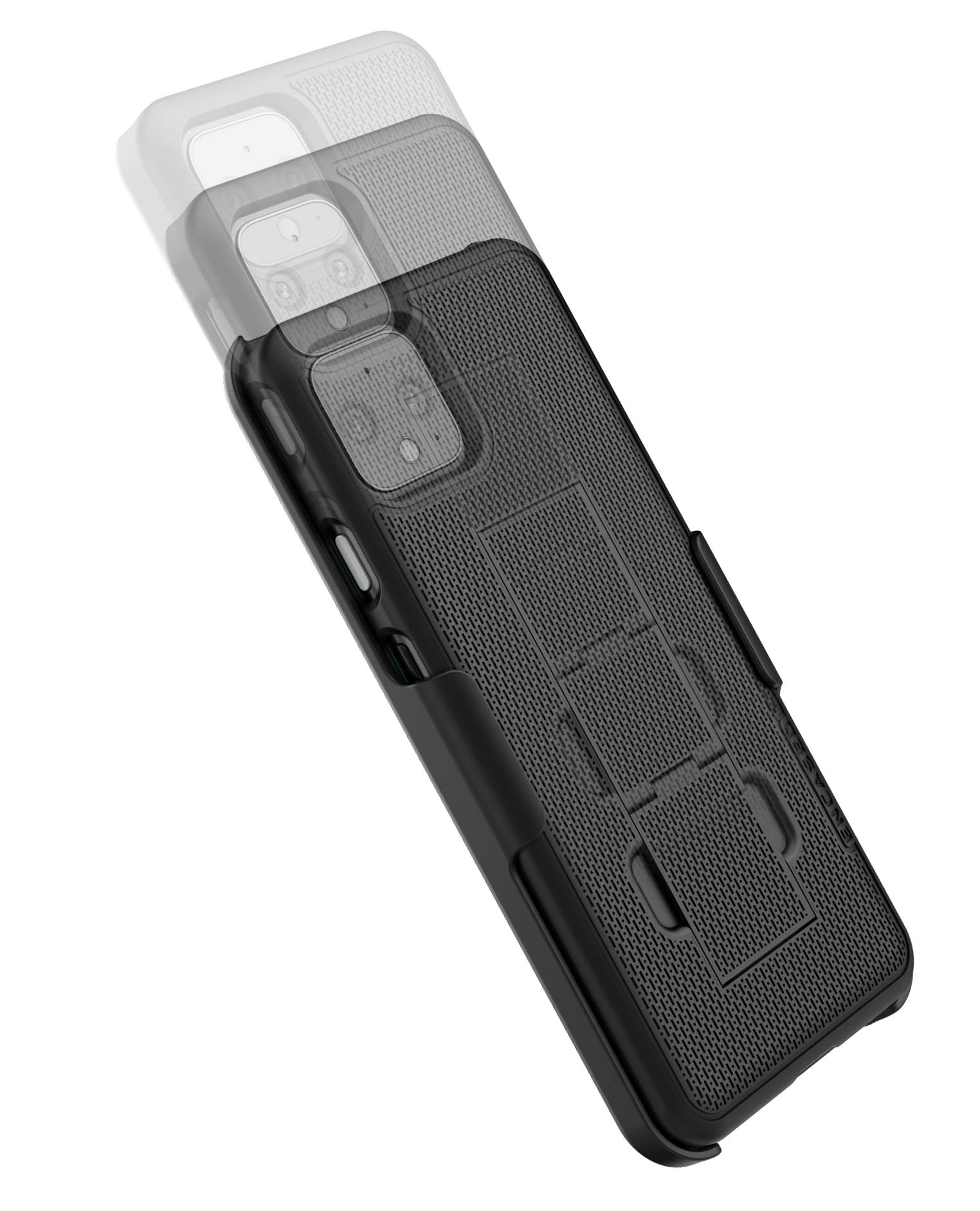 Encased DuraClip Pixel 4 XL Belt Clip Case - Slim Cover with Holster (Google Pixel 4XL)