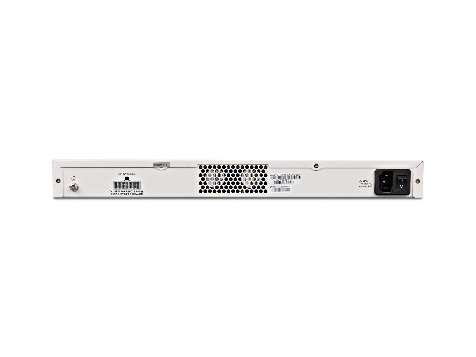 Fortinet FortiGate-101E Hardware plus 1 Year 24x7 FortiCare and FortiGuard Unified (UTM) Protection FG-101E-BDL-950-12