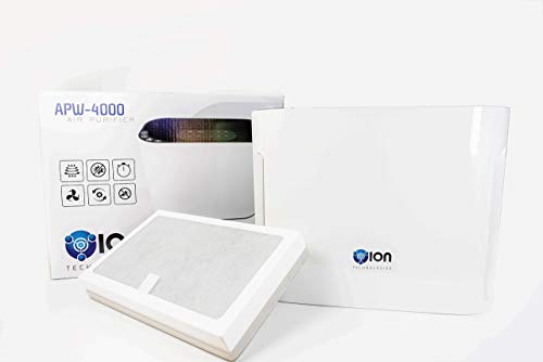 OION 4-in-1 True HEPA Air Purifier 3 Speeds Plus UV-C Sanitizer (White)