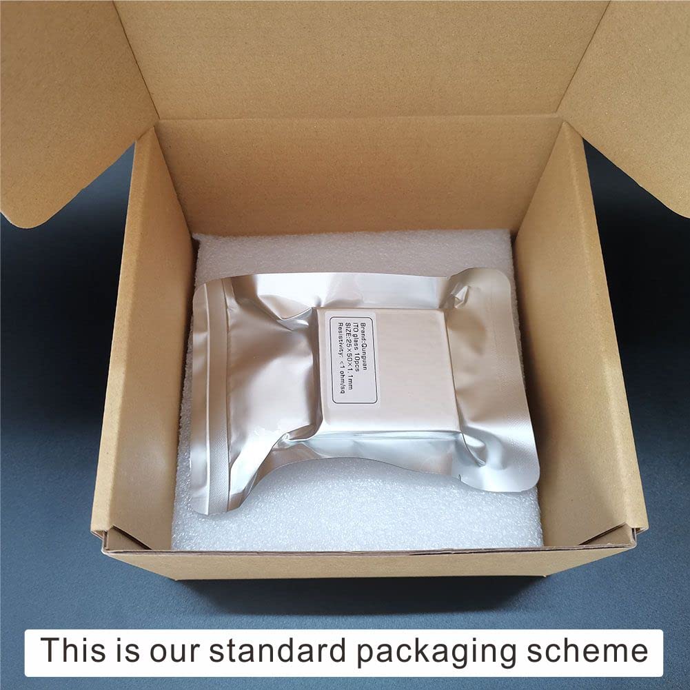 Qunguan ITO Coated Conductive Glass 25×75mm Cover Slides superconducting Thickness 0.7mm Low Resistance <10 ohm/sq 13 Pcs