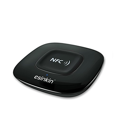 Esinkin Bluetooth Receiver Wireless Audio Adapter 4.0(NFC-Enabled) for HD Music Stereo Sound System
