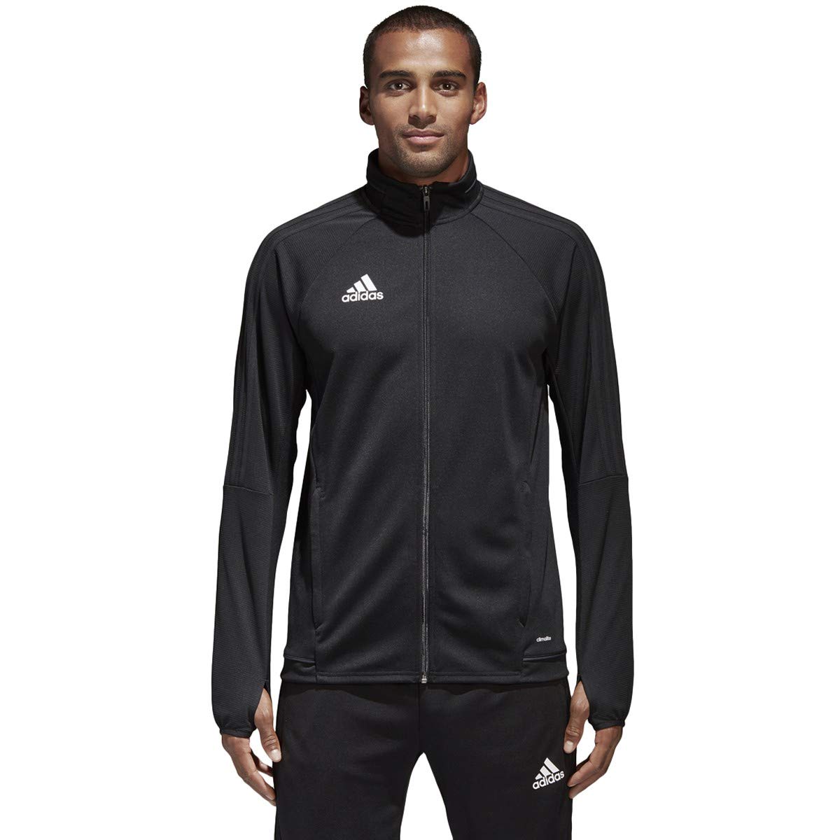 adidas Mens Tiro 17 Training Jacket Black/White M