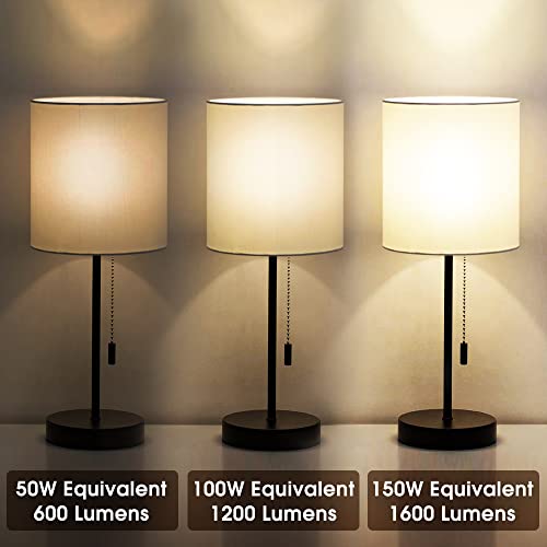 Briignite LED Light Bulbs, ๐ ๐๐๐ฒ ๐๐๐ ๐๐ข๐ ๐ก๐ญ ๐๐ฎ๐ฅ๐๐ฌ 50 100 150W Equivalent, 3 Way Light Bulbs, Three Way A19 Light Bulbs E26 Medium Base, Warm White 3000K, 600lm-1200lm-1600lm, 2 Pack