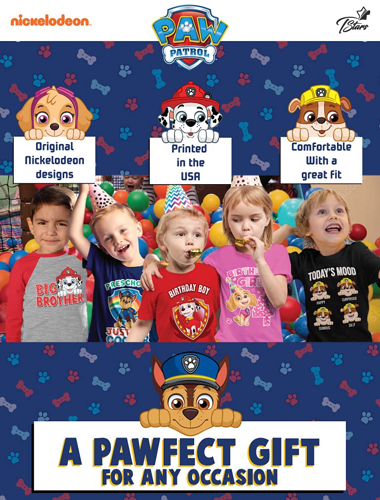 Paw Patrol Rubble Digging 3rd Birthday Shirt 3 Year Old Boy Toddler Kids Black