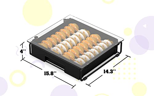 EVERIE Cocktail Capsules Storage Holder Drawer Organizer Compatible with Bartesian Cocktail Pods, Capacity of 36