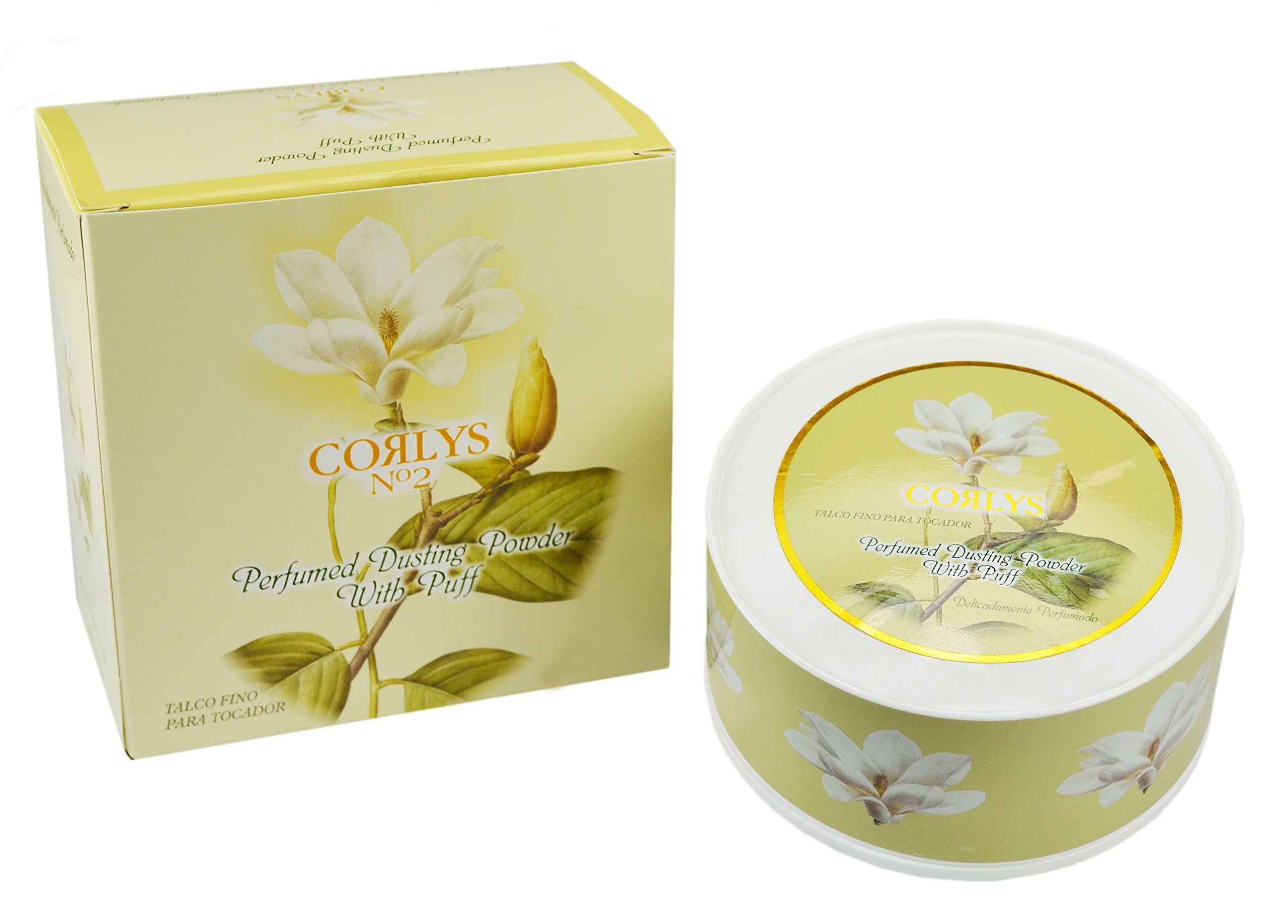 Corlys Dusting Powder 6 Oz. With Puff Talcum Powder