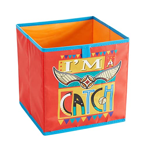 Harry Potter Collapsible Storage Cubby Unit and Bookshelf with 3 Collapsible Cubes