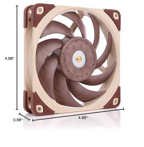 Noctua NF-A12x25 5V PWM, Premium Quiet Fan with USB Power Adaptor Cable, 4-Pin, 5V Version (120mm, Brown)