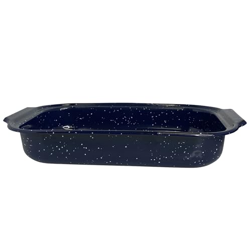 Imusa Traditional Blue Speckled Roaster/Baking Pan 12" x 7.8â