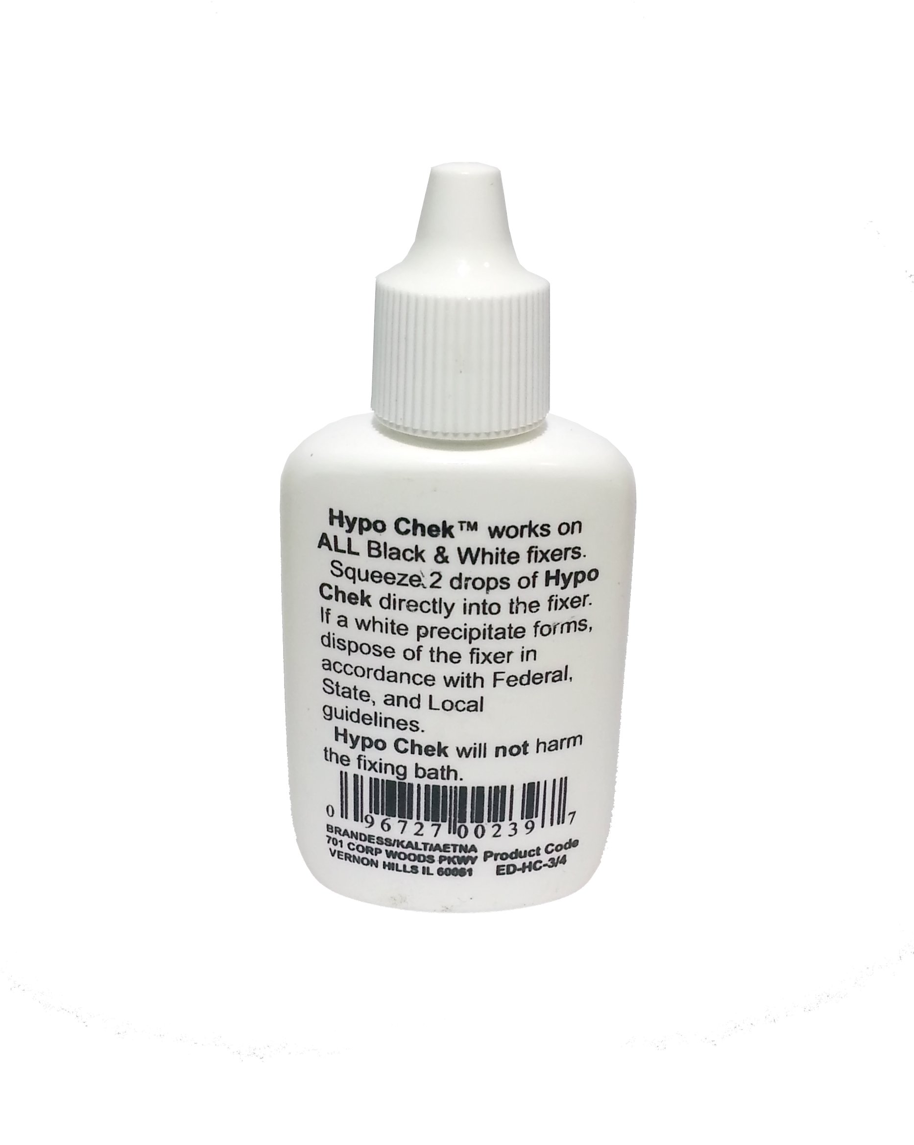 Edwal Hypo-Check, Chemical Test for Exhausted Film & Paper Fixers, 3/4 Oz.