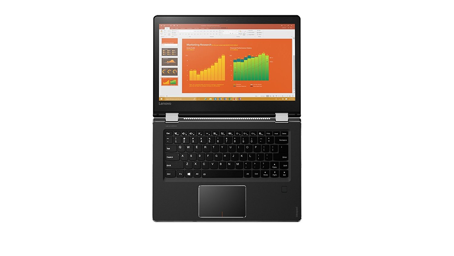 Lenovo Flex 4 14 2-in-1 Laptop, Core i5-7200, 2.5 GHz, 256 GB SSD, AMD Radeon R5 M430 2GB, Windows 10 Home 64-bit, Black 80VD0008US