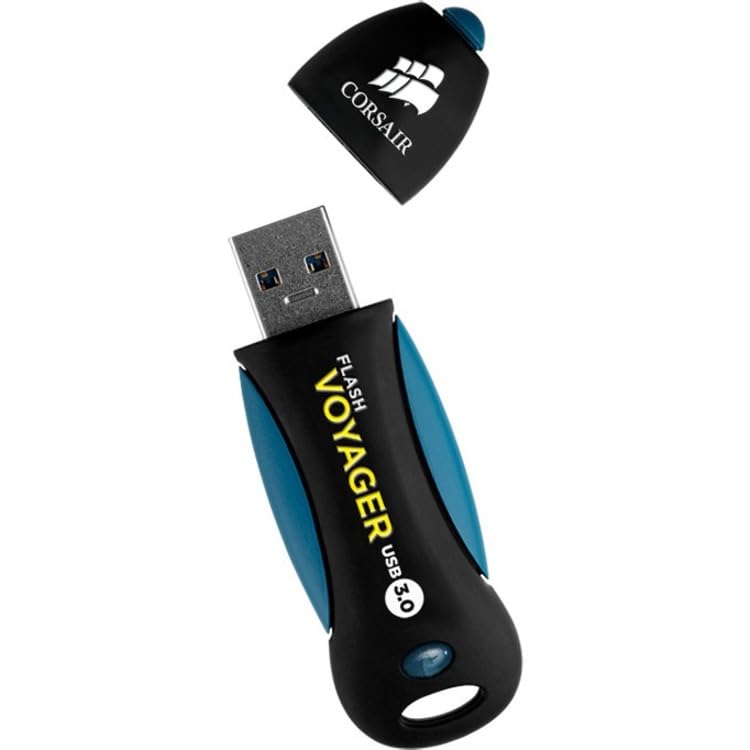 Corsair CMFVY3A-256GB Flash Voyager USB Flash Drive, USB 3.0, 256GB, Black