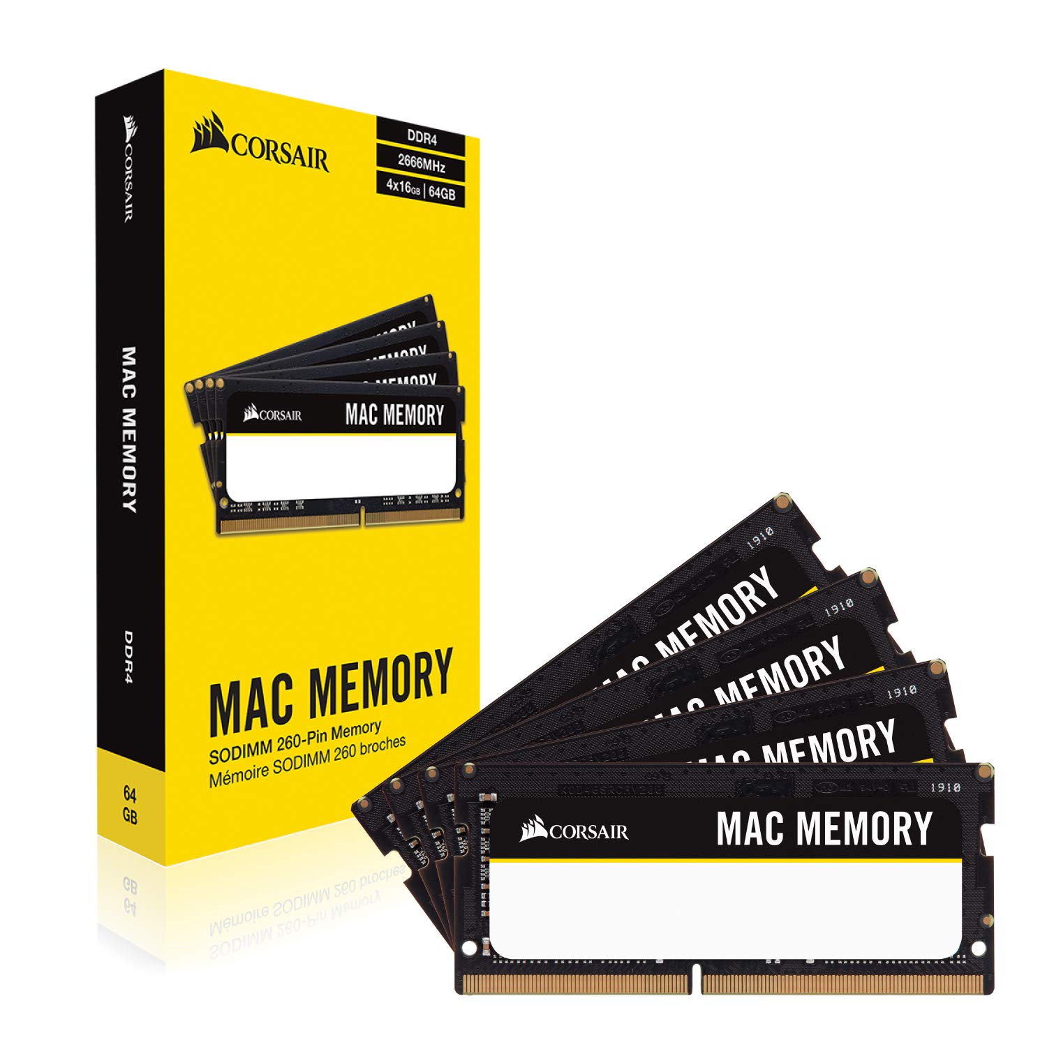 Corsair CMSA8GX3M2A1333C9 Apple Certified 8GB (2x4GB) DDR3 1333 MHz (PC3 10666) Laptop Memory 1.5V