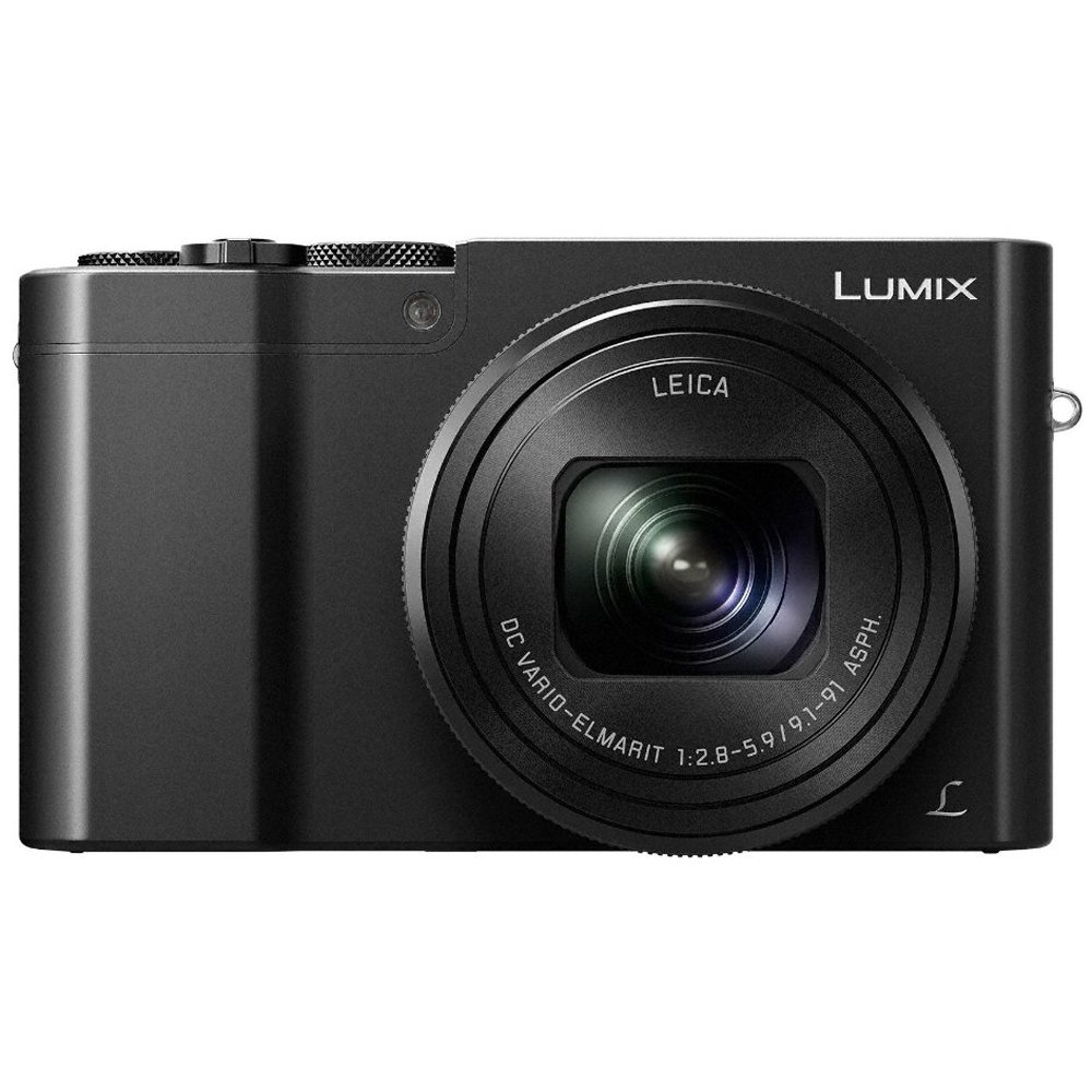 Panasonic ZS100 LUMIX 4K 20 MP Digital Camera with Wi-Fi Black Bundle with 16GB Memory Card, Camera Bag for DSLR, Flexible Mini Table-top Tripod, Battery and HDMI Cable