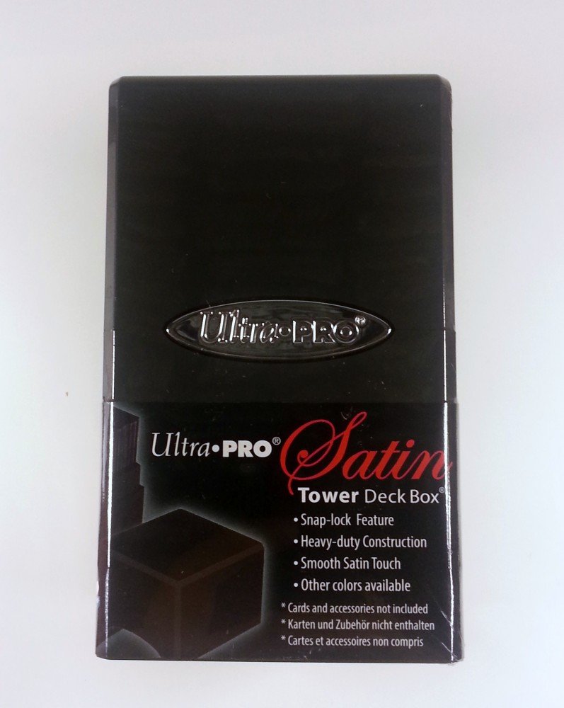 Bright Yellow Satin Tower Deck Box