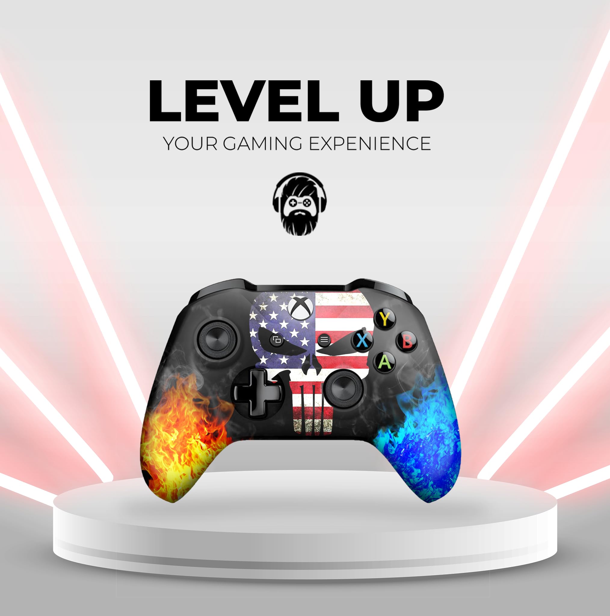 DreamController Miles Morales Spiderverse Custom X-box Controller Wireless compatible with X-box One/X-box Series X/S Proudly Customized in USA with Permanent HYDRO-DIP Printing(NOT JUST A SKIN)
