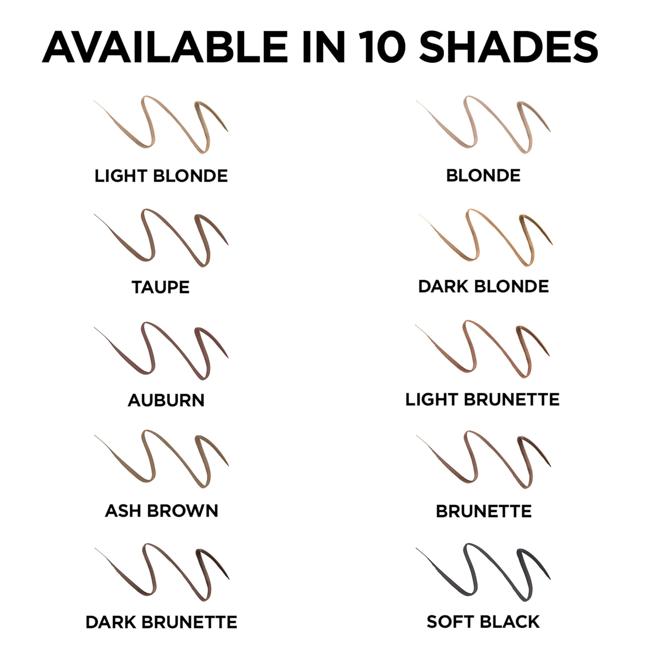 L'Oreal Paris Makeup Brow Stylist Definer Waterproof Eyebrow Pencil, Ultra-Fine Mechanical Pencil, Draws Tiny Brow Hairs and Fills in Sparse Areas and Gaps, Dark Brunette, 0.11 Ounce (Pack of 2)
