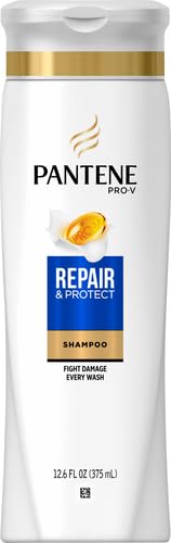 Pantene Pro-V Shampoo, Repair & Protect with Keratin, 12.6 Ounce