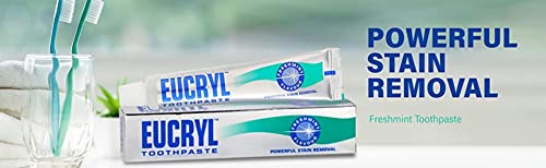 Eucryl Freshmint Powerful Stain Removal Toothpaste 50Ml- Pack of 3