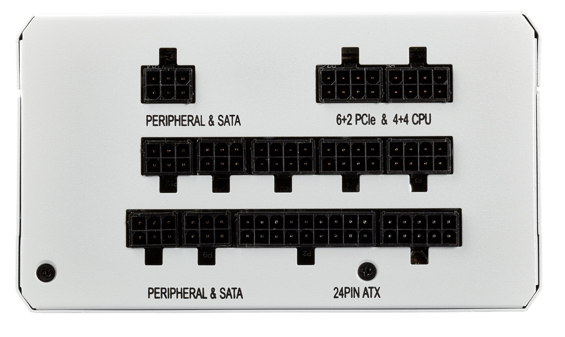 CORSAIR RMX White Series, RM850x, 850 Watt, 80+ Gold Certified, Fully Modular Power Supply - White