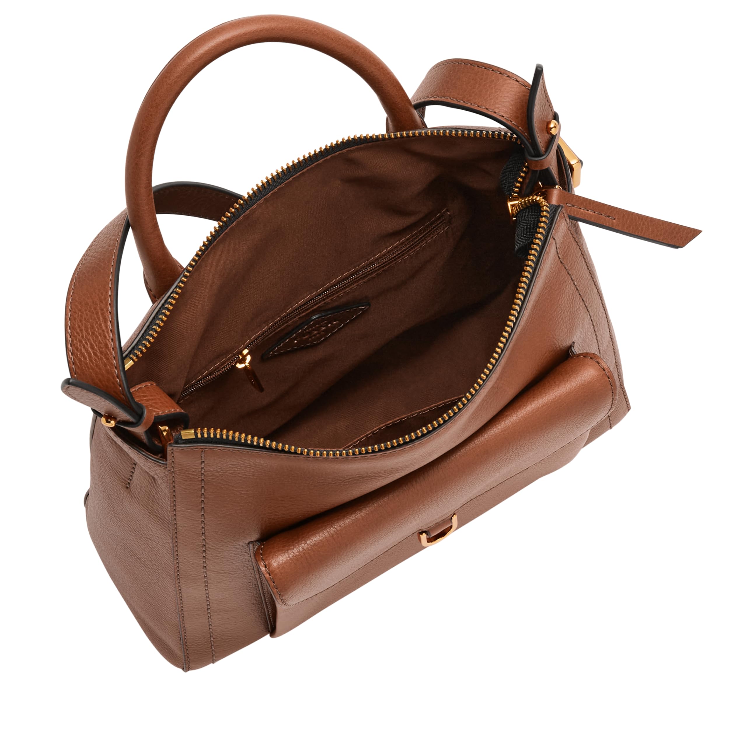 Fossil Women's Parker Leather Convertible Small Backpack Purse Handbag, Sage (Model: ZB1711343)