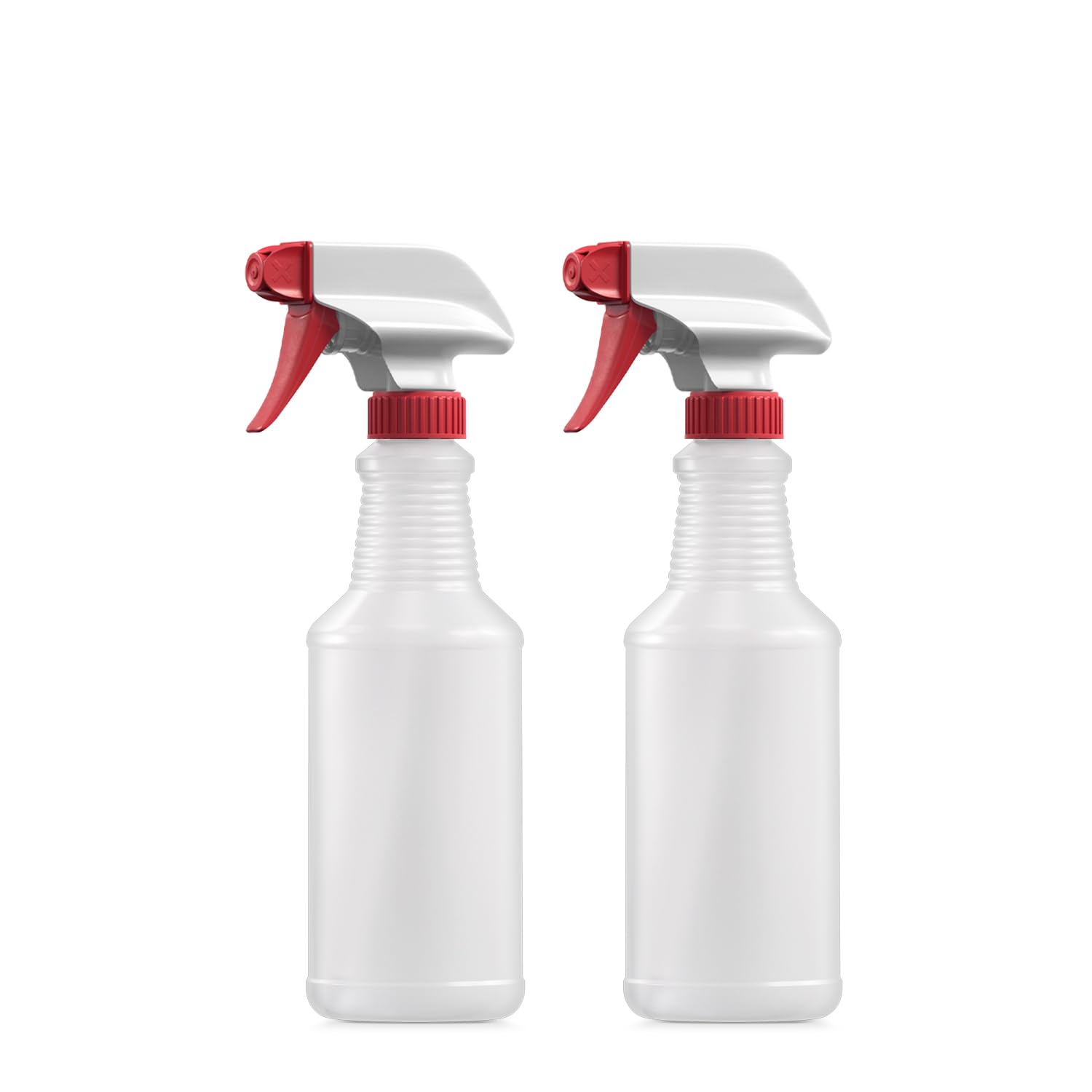 Bar5F16-Ounce Empty Plastic Spray Bottles Heavy-Duty Leakproof All-Purpose Cleaning and Gardening Made in USA, 2 pack
