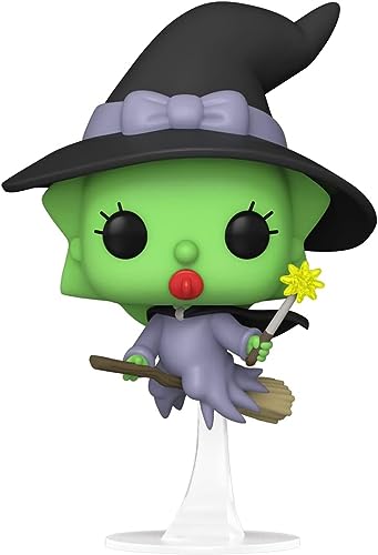 Funko Pop! TV: Simpsons - Witch Maggie, Amazon Exclusive (Glow in The Dark), Multicolor, 66342