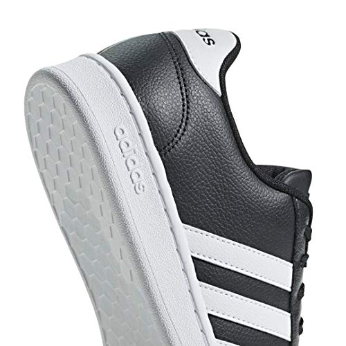 adidas Women's Grand Court Shoe, Black/White/Black, 5