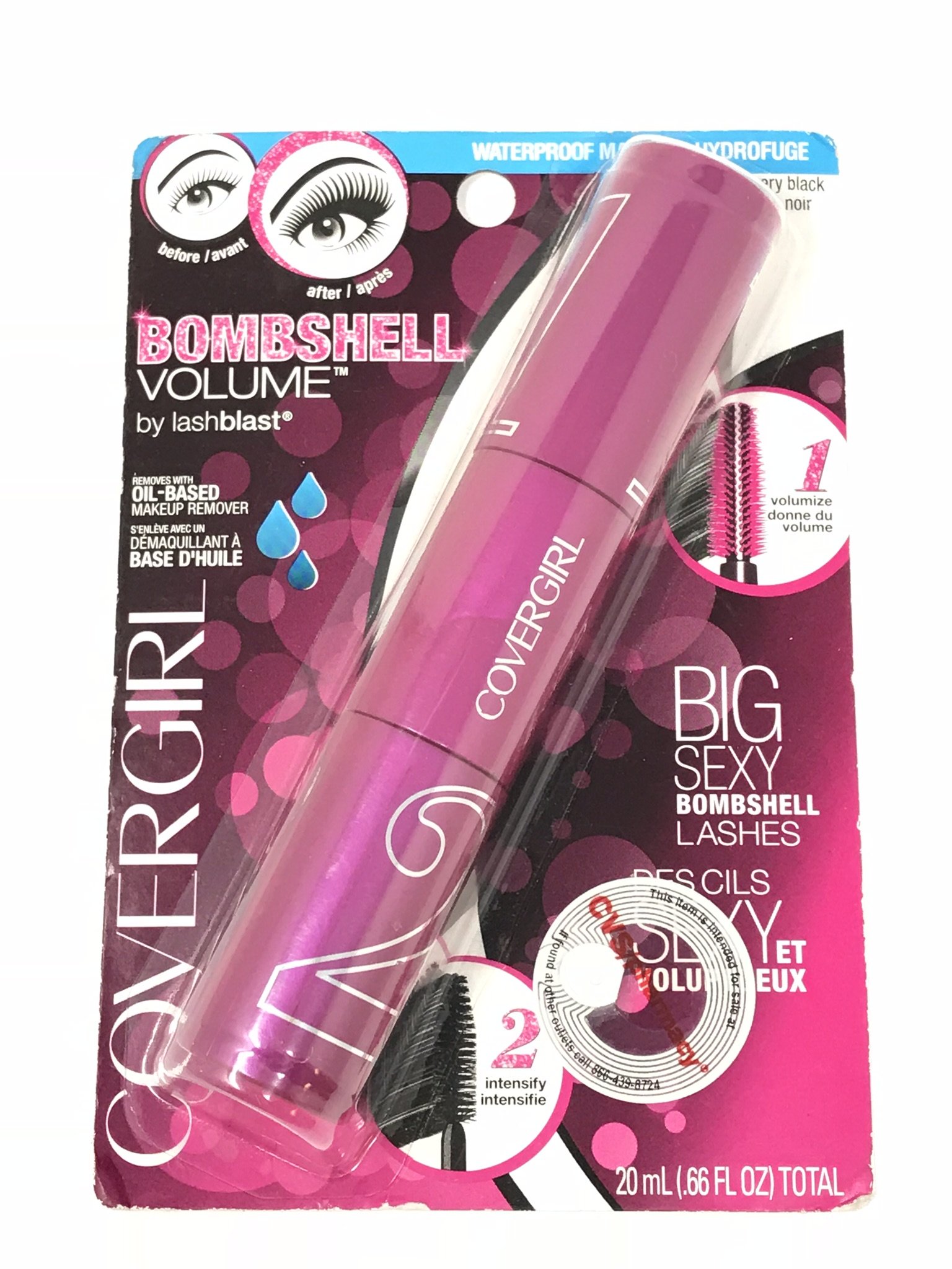 COVERGIRL Bombshell Volume by LashBlast Mascara Very Black .66 fl oz (20 ml)