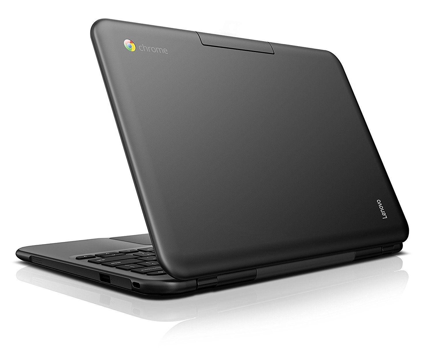 Lenovo 11.6-inch Premium HD IPS Touchscreen Chromebook, Intel Dual-Core Processor, 16 GB SSD, 4 GB Memory, 802.11ac, Rotatable Camera, Bluetooth, Water-Resistant Keyboard, Chrome OS
