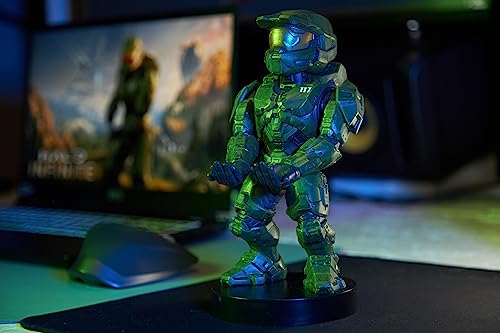 Cable Guys - Halo Figures Master Chief Infinite Gaming Accessories Holder & Phone Holder for Most Controller (Xbox, Play Station, Nintendo Switch)