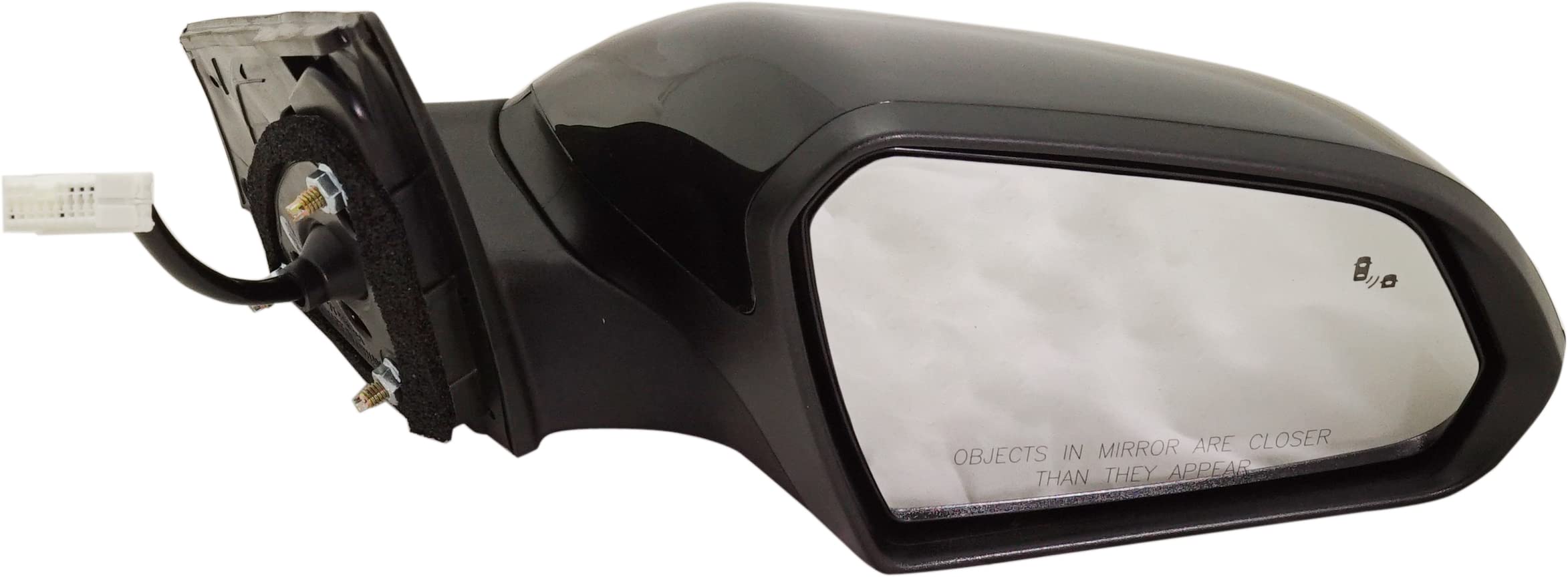 Kool Vue Driver & Passenger Side Power Non-Heated Mirrors for Hyundai Sonata 2018-2019 With Blind Spot Monitor; Without Memory Paintable
