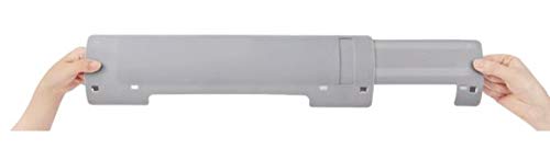 Adjustable Air Conditioner Deflector Confinement Air Deflector Outlet Air Wing Air Cooled Baffle Wind Direction Telescopic Windshield for Home, White