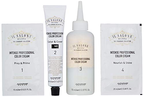 Il Salone Milano Permanent Hair Color Cream - 12.01 Iced Platinum Hair Dye - Professional Salon - Premium Quality - 100% Gray Coverage - Paraben Free - Ethyl Alcohol Free - Moisturizing Oils