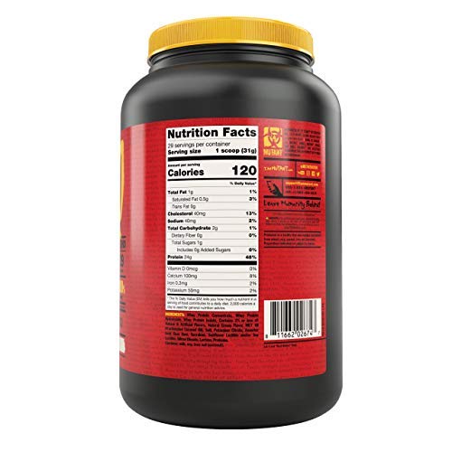 Mutant Pro - Triple Whey Protein Powder Supplement - Time-Released for Enhanced Amino Acid Absorption - Decadent Gourmet Flavors (Vanilla Milkshake, 5 lbs)