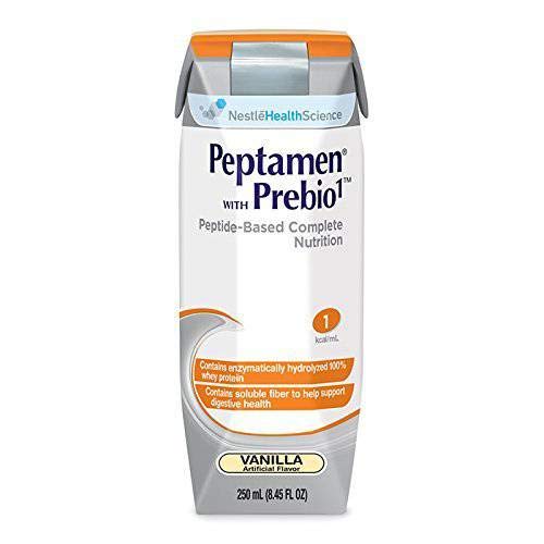 Peptamen Vanilla With Prebio 1.0 Calorie 250 Milliliter, Case of 24