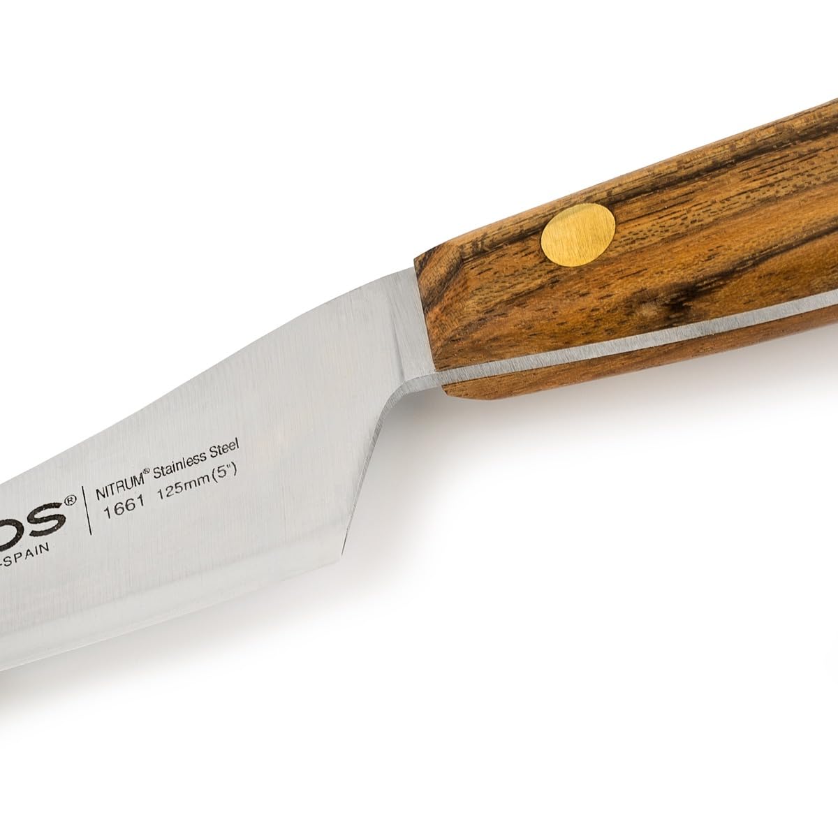 ARCOS Serie Nordika - Cheese Knife - Stainless Steel NITRUM - Size Blade 125 mm | 5 Inch Inch - Ovengkol Wood Handle 100% natural FSC - 100% Recycled Packaging