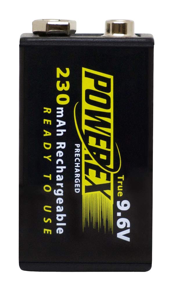 Powerex Low Self-Discharge Precharged 9V(9.6V) Rechargeable NiMH Batteries (MHR9VP), 1-pack