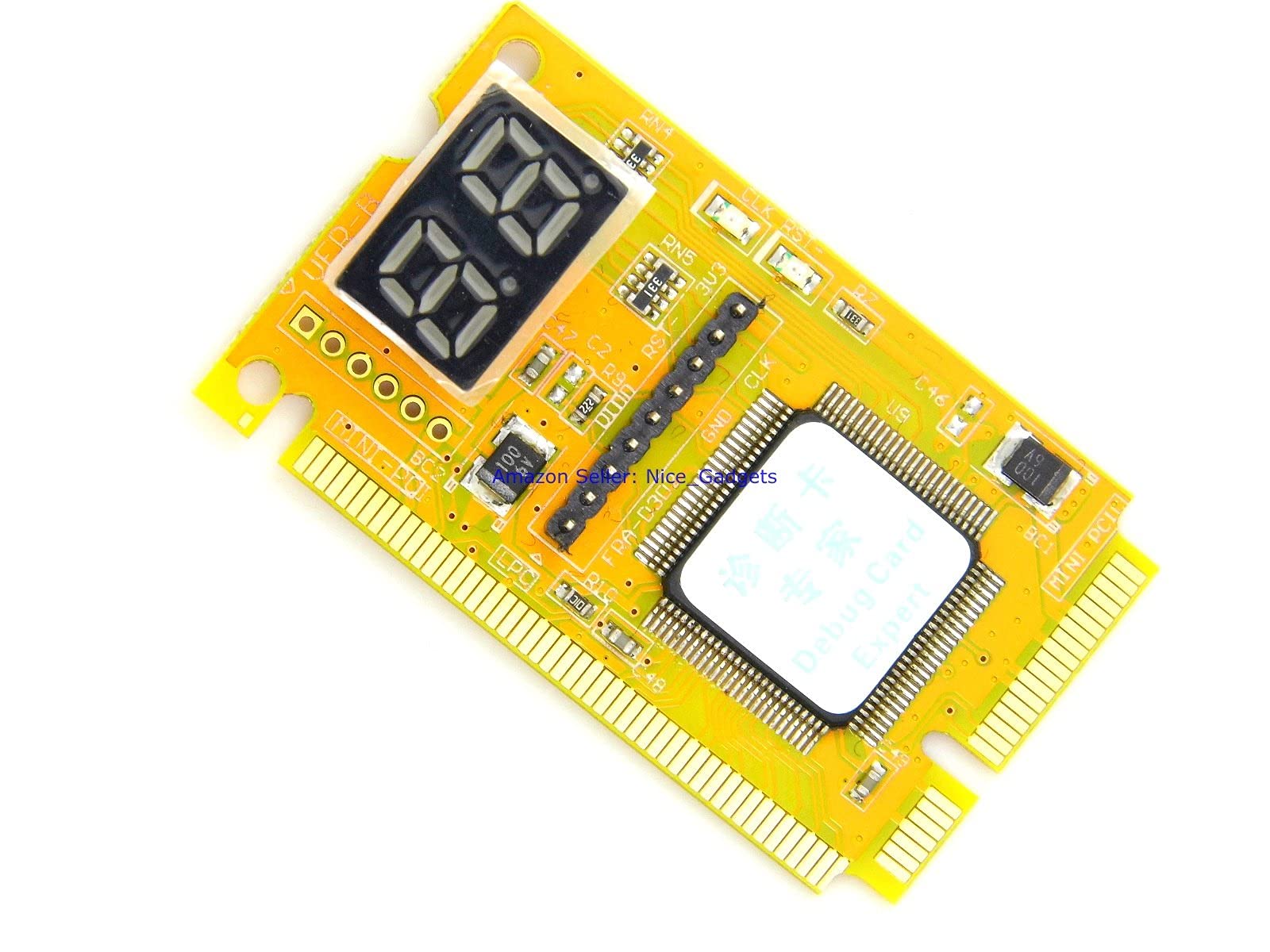 Lingvetron PC Computer PSU and Motherboard Tester Tool PCI & ISA SDRAM Post Test Card Diagnostic Analyzer Starter Kit 4 Digital / 8 LED/Bios Speaker/Mobo Power Switch All in One Carrying Case