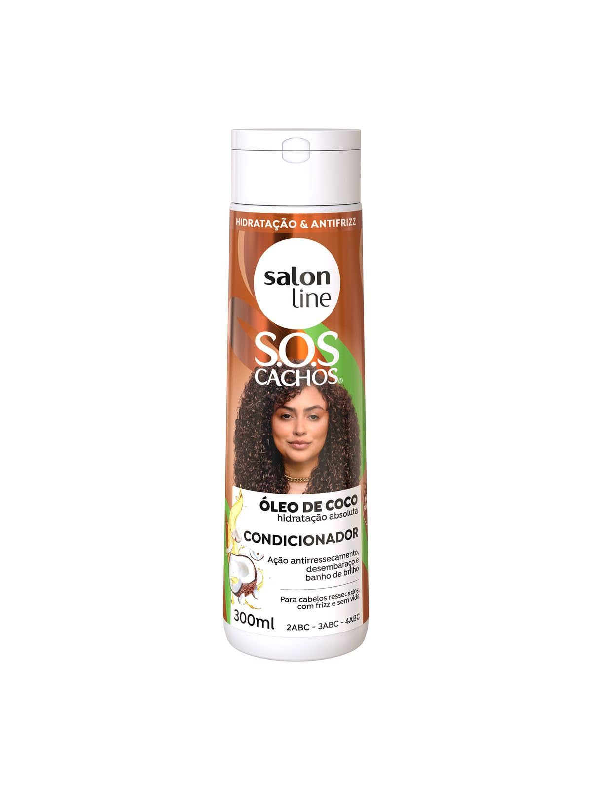 Linha Tratamento (SOS Cachos) Salon Line - Condicionador Coco 300 Ml - (Salon Line Treatment (SOS Curls) Collection - Coconut Conditioner 10.14 Fl Oz)