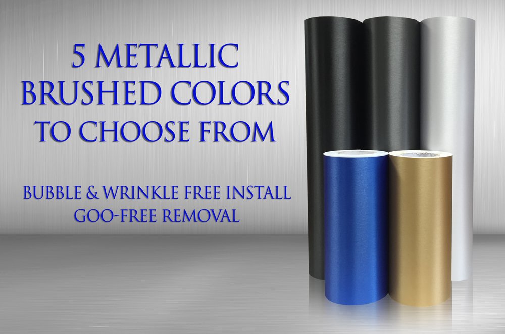 Brushed Blue Metal - Air Release Vinyl Decal Mod Skin Kit by System Skins - Compatible with Xbox Series X Console (XBX)
