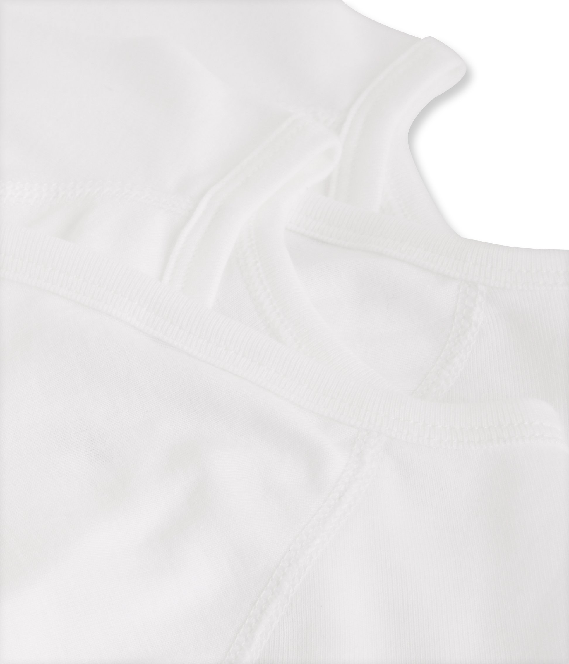 Petit Bateau Pack of 2 Unisex Newborn Baby Plain Long-Sleeve Bodysuits Style 15081-54218 Sizes NB-36 Months (Size 3 Month Style 15081) White