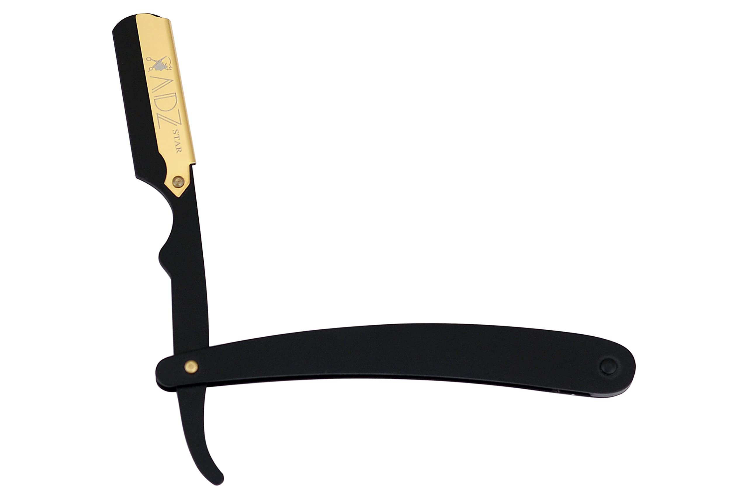 ADZ STAR Professional Black Razor with Gold Lock, 1 Count