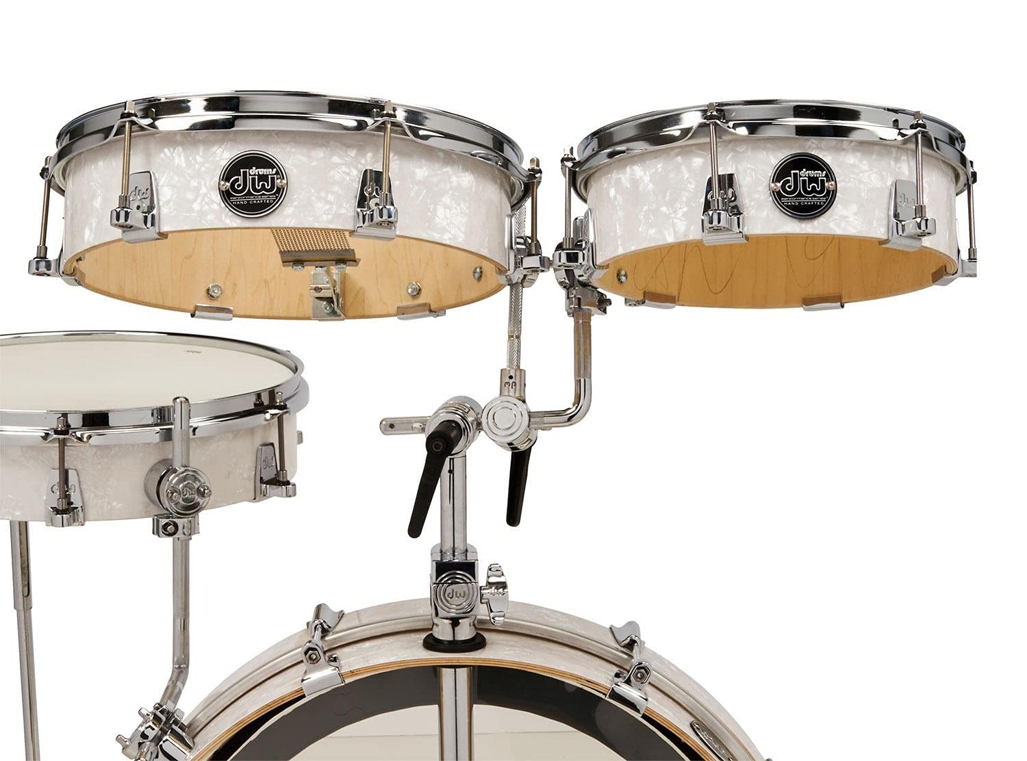 Drum Workshop Performance Series Low Pro 4-Piece Drum Shell Pack (White Marine FinishPly)