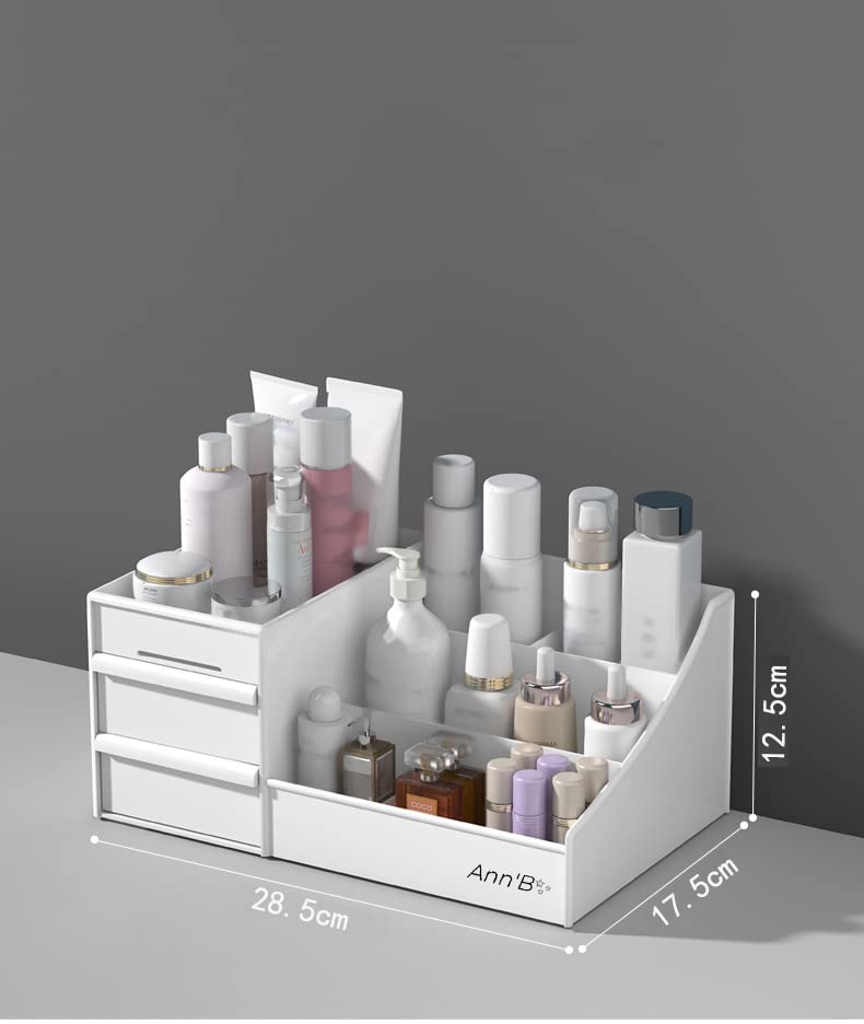 Ann'B✮✮✮ Makeup Organizer Cosmetic Jewelry Skincare Storage Box Desk Drawer