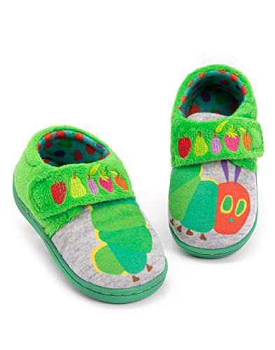 Eric Carle The Very Hungry Caterpillar Slippers Kids Toddlers Girls Book Shoes 4.5 US Toddler