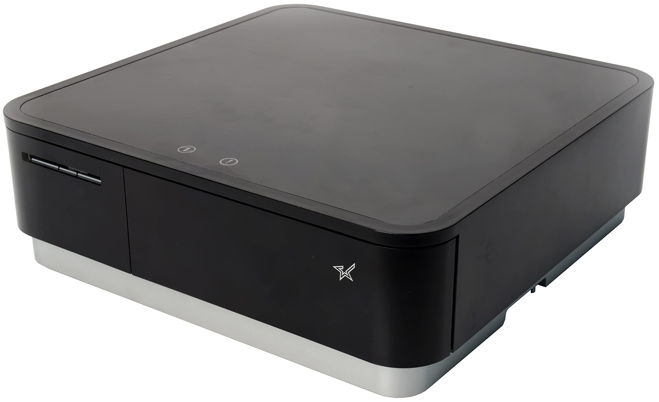 Star Micronics mPOP Integrated USB-C Lightning Receipt Printer & Cash Drawer with Tablet Stand - Black