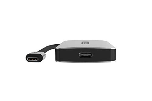 Sitecom CN-386 USB-C Hub 4 Port | USB-C Male to 3X USB-C 3.1 + 1x USB-C Female Power Delivery Ports - Aluminum Hub
