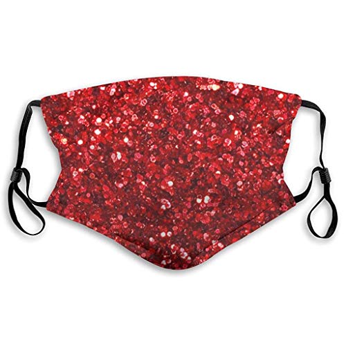 Aleola(Shipping from US!!!Sequin Print Dustproof Windproof Anti-Spitting Protective Face Coverings,Adult 1PC Breathable Face Bandana