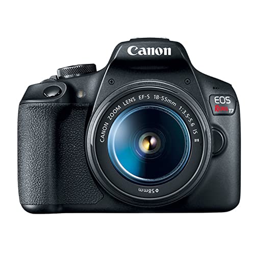 Canon Rebel T7 Bundle: Includes 18-55mm is II Lens, Tripod, 64GB Memory Card, Carry Case, and 3-Piece Filter Kit for Stunning Photos and Videos